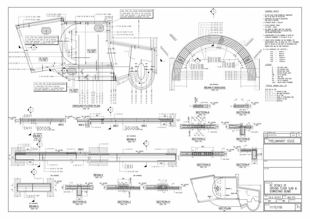 CADS RC sample drawings - CADS India